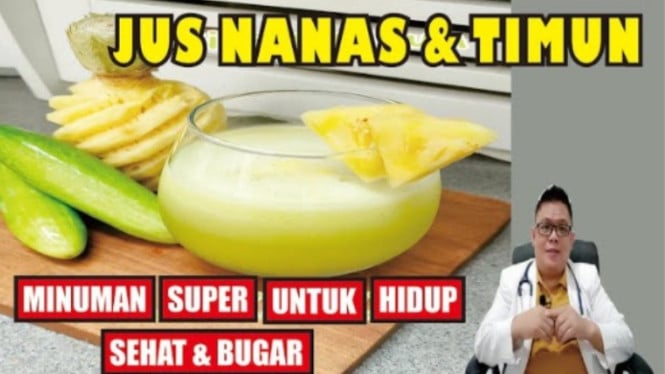 Manfaat Jus Nanas dan Timun, Minuman Segar Bisa Turunkan Tekanan Darah ...