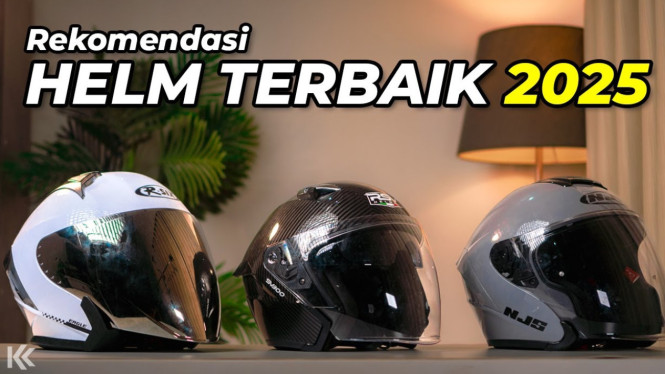 7 Helm Half Face Paling Stylish dan Anti Ribet, Cocok Buat Touring atau ...