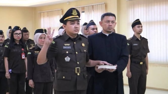 Gantikan Tubagus Gilang, Pradipta Teguh Sutanto Resmi Jabat Kasi Datun ...