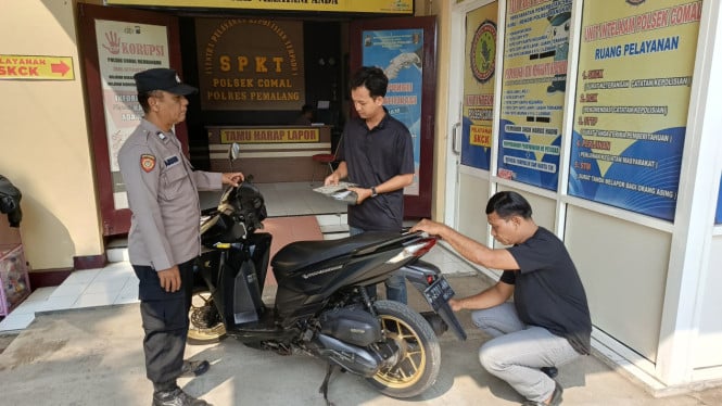 Penadah Motor Curian Ditangkap Saat Transaksi COD di Pemalang