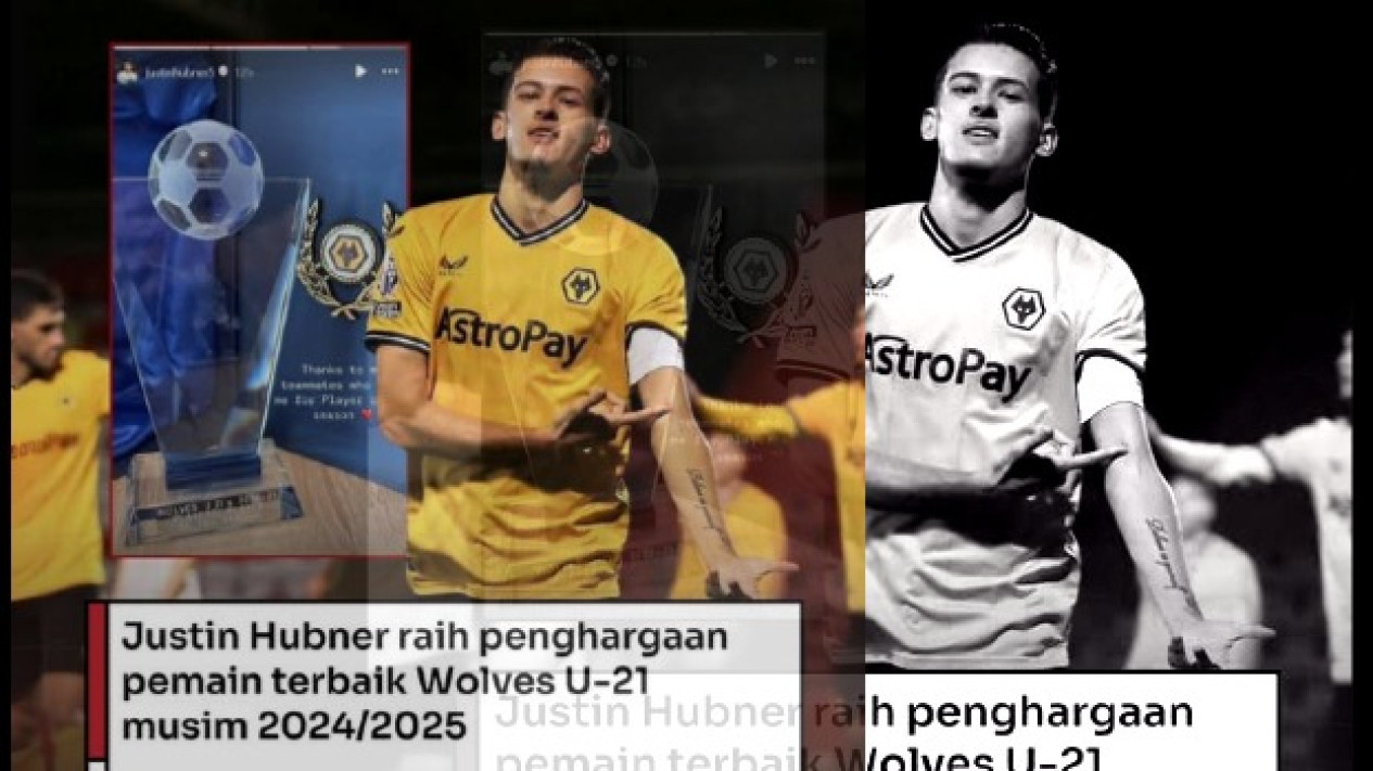 Foto Justin Hubner Dinobatkan Pemain Terbaik Wolves U-21, Bek Timnas ...