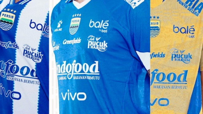 Makna Jersey Persib Bandung 2025/26, Ada Elemen Bantalan Kereta