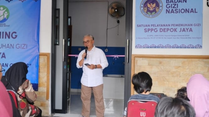 Dapur Gizi Pertama di Pancoran Mas Depok Resmi Beroperasi