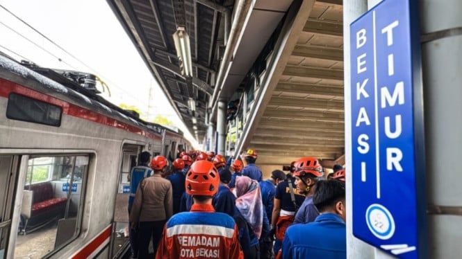Pasca PLH di Stasiun Bekasi Timur, Perjalanan Kereta Api Jarak Jauh ...