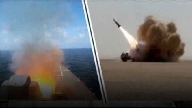 Merinding, Rudal Iran yang Diluncurkan ke Kapal Angkatan Laut AS ...