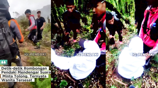 Viral! Wanita Histeris karena Sosok Misterius, Tersesat di Gunung Bulu ...