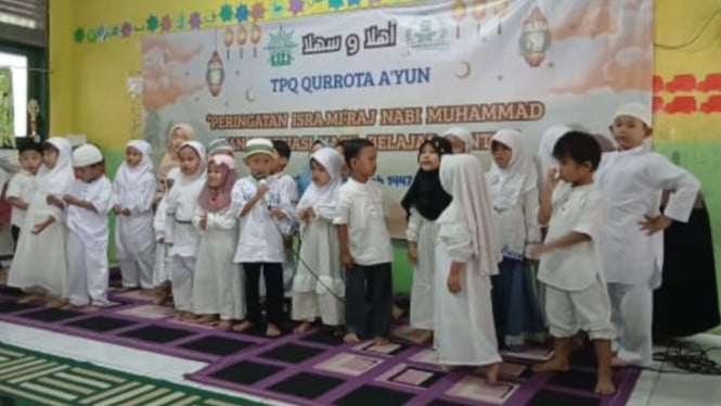 Peringati Isra Miraj, TPQ Qurrata A’yun Aisyiyah Ciputat Timur Tanamkan ...