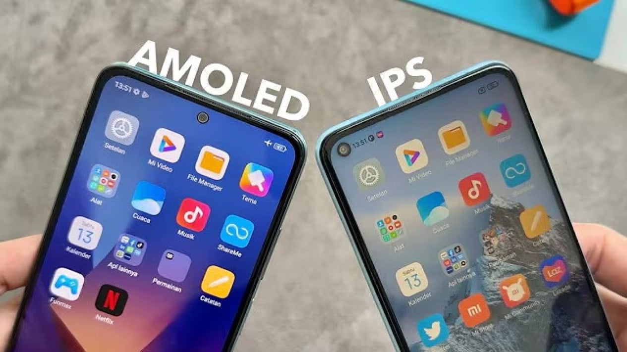 Foto Perbandingan Layar AMOLED vs IPS, Teknologi dan Keunggulan Fitur Utama