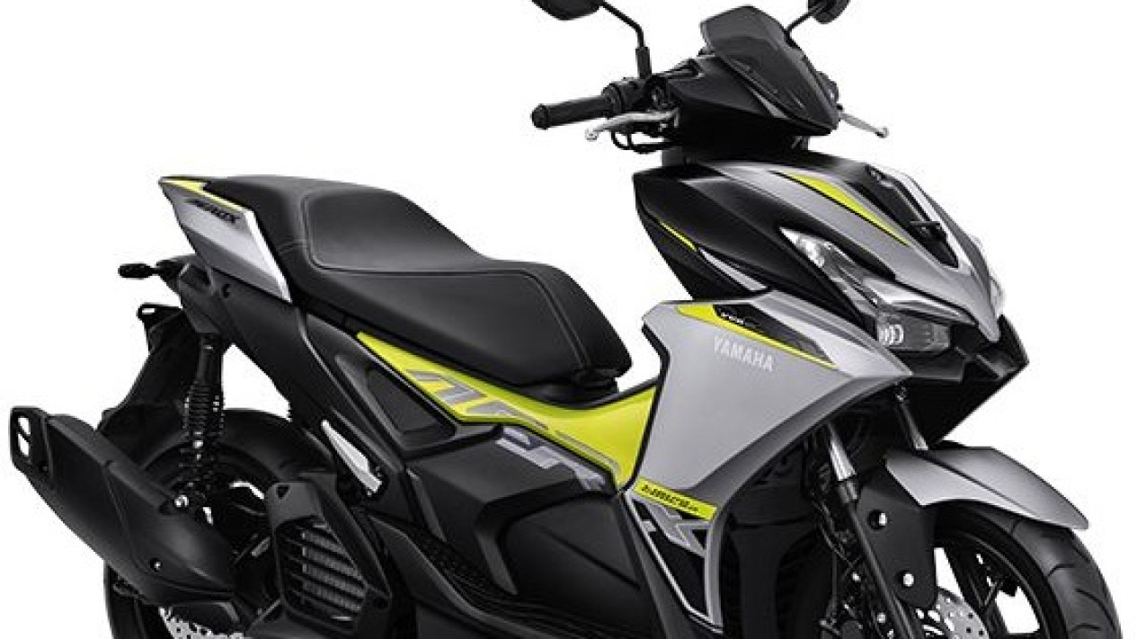 Foto Yamaha Aerox ALPHA 2025 : Motor Matic Futuristik DNA Pembalap ...
