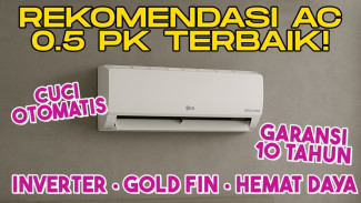 AC LG Dual Cool Inverter 168 Watt, Hemat Listrik!