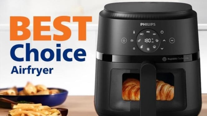 Masak Tanpa Ribet! Airfryer Philips NA220 Bikin Masak Lebih Sehat dan ...