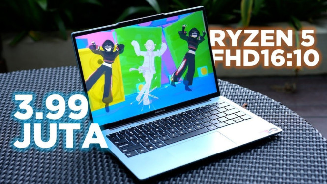 Advan Workmate Warna Biru Siap Meluncur, Pakai Ryzen 5 3500U!