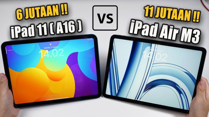 iPad Air M3 vs iPad A16, Simak Kelebihan dan Kekurangannya Sebelum Beli!