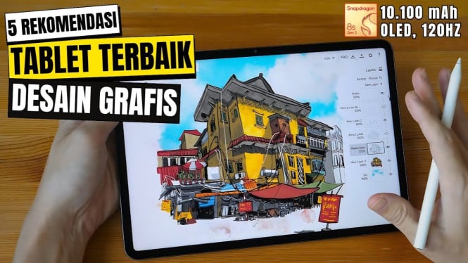 7 Tablet Desain Grafis Terbaik 2025, Dari Rp5 Juta, Stylus Presisi ...