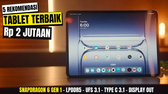 Tablet Android 2 Jutaan Terbaik 2025, Solusi Budget Minim Performa Ngebut!