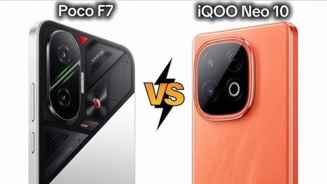 iQOO Neo 10 vs POCO F7 Duel Gaming Phone Flagship Siapa Raja Performa 2025