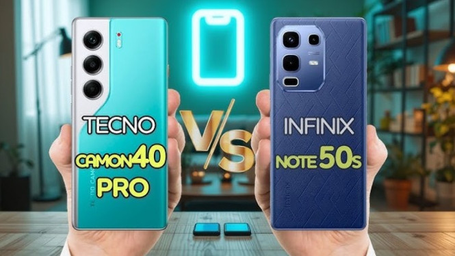 Lagi Cari HP Gaming Murah Tecno Camon 40 Pro vs Infinix Note 50s Lebih Worth It Mana?