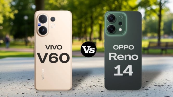 Vivo V60 vs OPPO Reno 14 Persaingan Kamera yang Bikin Bingung Pilih Mana