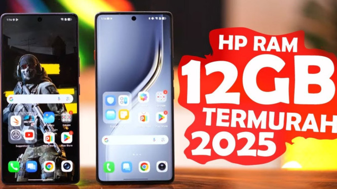 Smartphone RAM 12 GB Murah Meriah 2025 dengan Performa Gaming dan Fotografi Maksimal