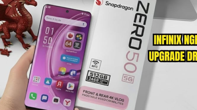 Infinix Naik Kelas dengan Zero 50 5G Spek Flagship Harga 5 Jutaan