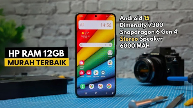Rekomendasi HP RAM 12GB Murah 2025 Bikin Flagship Mahal Minder dengan Performa Gahar