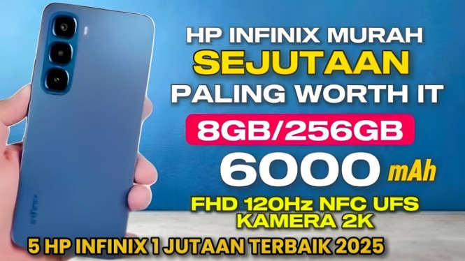 HP Infinix Terbaru 2025, Spek Gahar Harga Nggak Nyangka!