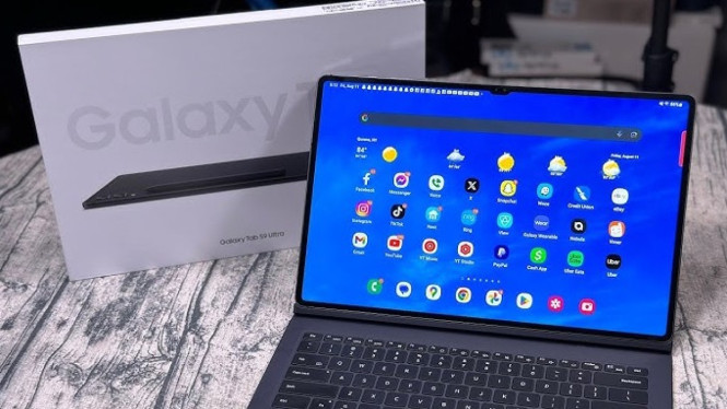 Samsung Galaxy Tab S9 Ultra Bikin Laptop Gaming Gigit Jari dengan Layar ...