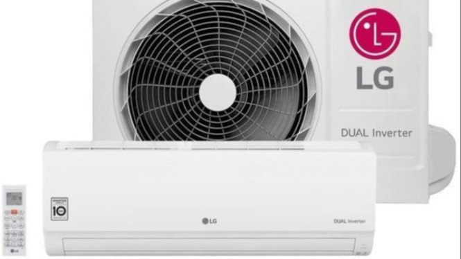 LG Dual Cool Inverter 2025 Konsumsi 161,7W Bikin AC Lain Minder dengan ...