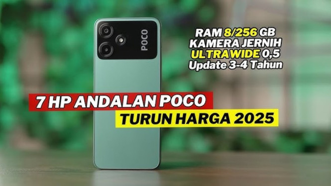 HP Xiaomi Poco Rp2 Hingga Rp6 Juta Terbaik 2025, Gaming Kamera Bening ...