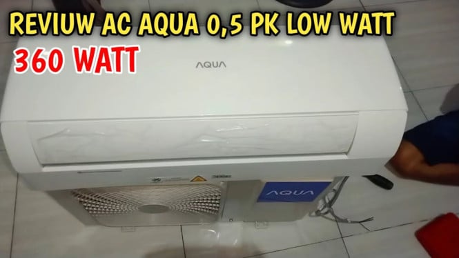 AC Aqua Setengah PK Pendingin Ruangan, Harga Terjangkau dan Fitur Lengkap!