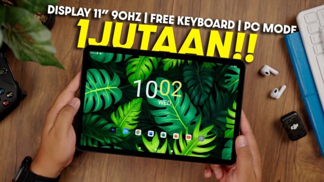 Tablet Android 1 Jutaan Bonus Keyboard, Itel Vista Tab 30S Punya PC Mode!