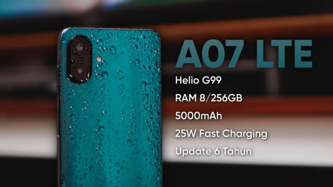 Samsung Galaxy A07 Harga Sejutaan Sudah Dapat Charger 25W dan Update OS Enam Tahun Penuh