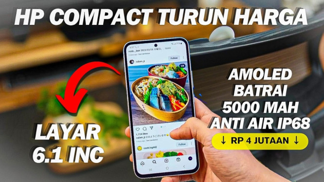 7 HP Compact Terbaik 2025 Turun Harga, Cukup Budget 4 Jutaan!