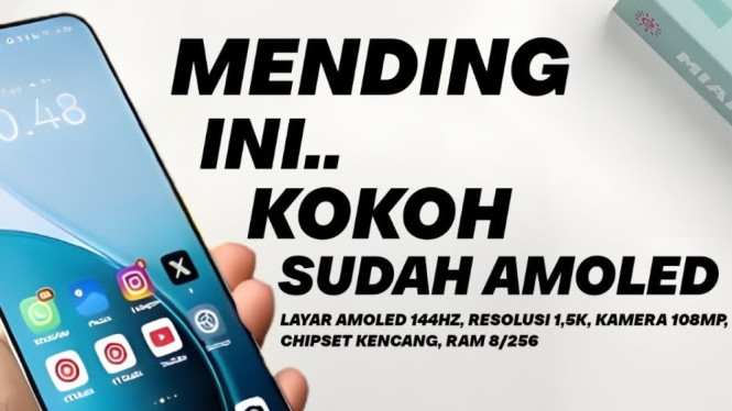 HP Layar AMOLED Termurah 2026, Mulai Rp1,8 Jutaan