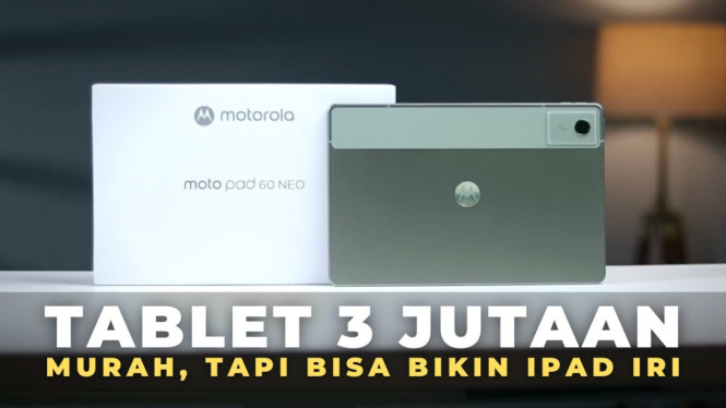Motorola Moto Tab 60 Neo, Tablet Terjangkau Punya Spesifikasi Premium