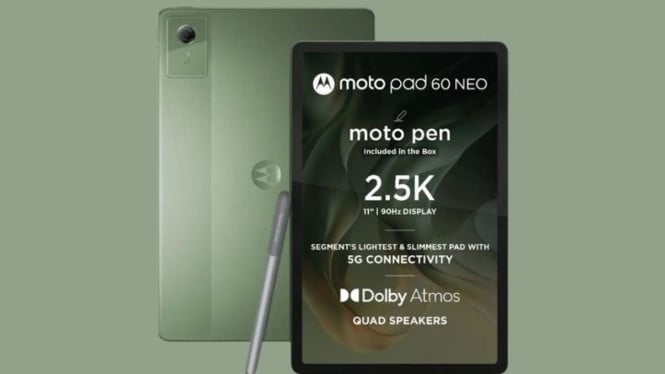 Motorola Motopad 60 Neo Tablet Murah yang Bikin Kerja dan Sekolah Jadi ...