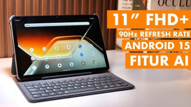Infinix XPad 20 Tablet Android 15 Murah Rp1,9 Juta Paket Lengkap!