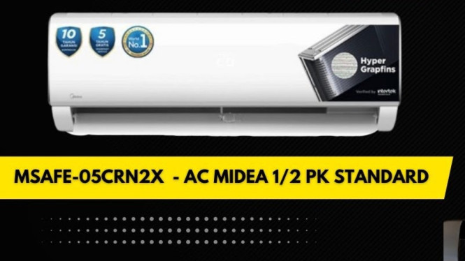 AC Midea Setengah PK Terbaru: Fitur Lengkap, Harga di Bawah 3 Juta!