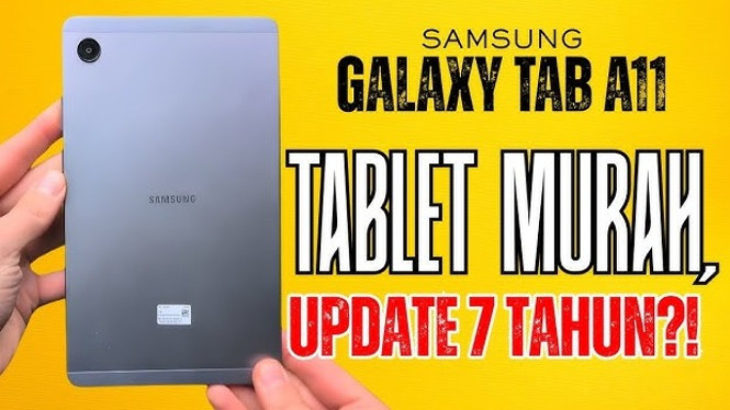 Samsung Galaxy Tab A11 Tablet 8 Inci Terjangkau, Fitur Lengkap!