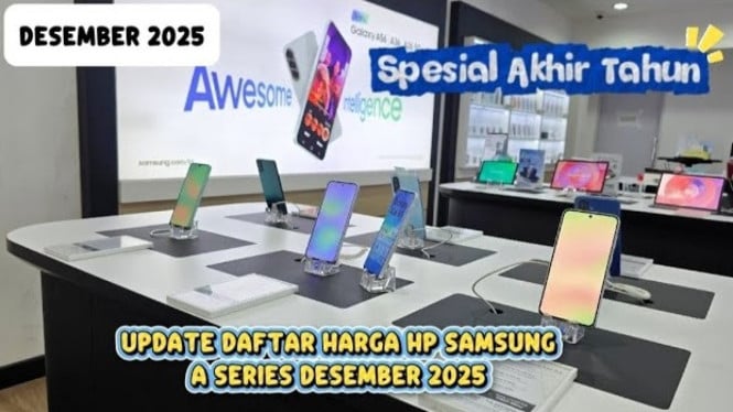 Rekomendasi HP Samsung Galaxy A Series Desember 2025, Harga Terjangkau!