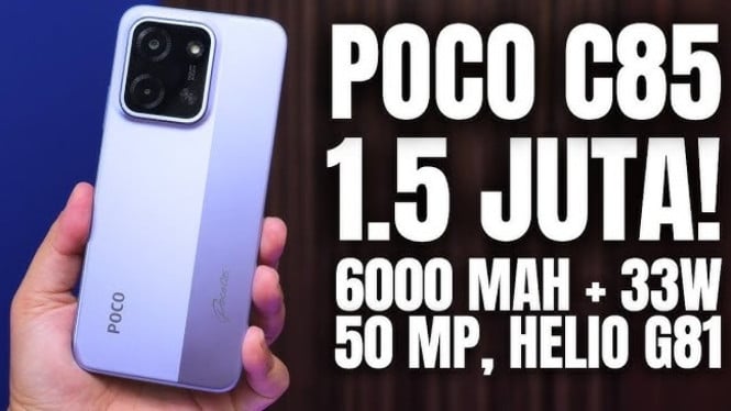 HP Poco C85 Punya Baterai Jumbo dan Dimensity 6300, Harga Terjangkau 1 ...