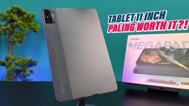 Tablet Tecno Megapad 11 Harga 2 Jutaan, RAM 8 GB dan Layar Besar 11 Inci!