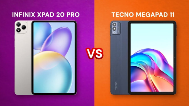 Infinix XPad 20 Pro Vs Tecno Megapad 11: Siapa Menang 15-3?