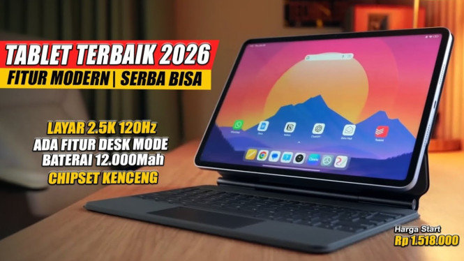5 Rekomendasi Tablet Murah 2026 di Bawah 5 Juta, Spek Dewa Dompet Aman!