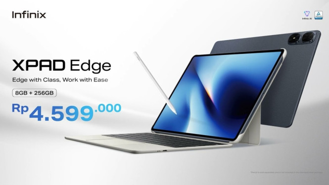Tablet 4 Jutaan Dapat Keyboard Lengkap, Infinix XPad Edge Menggoda