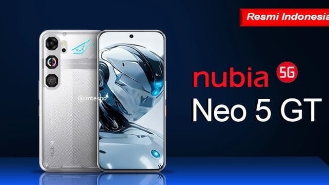 Nubia Neo 5 GT HP Gaming Kipas Internal Snapdragon 7400 Baterai 6.210 ...