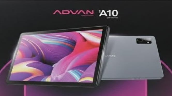 Advan Tab A10 Pakai Android 14 dengan Memori Lega untuk Belajar Harian