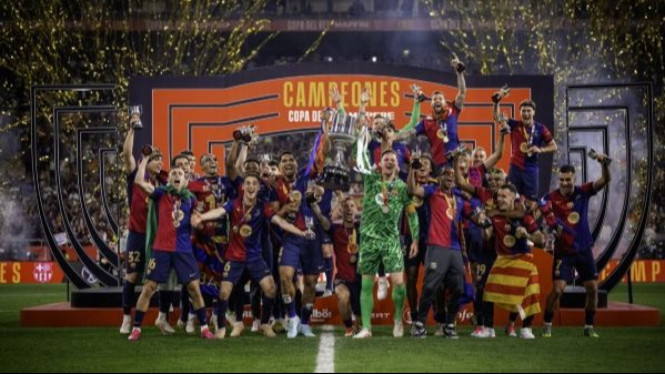 Barcelona Taklukkan Real Madrid 3-2, Juara Copa Del Rey 2025 Penuh Drama