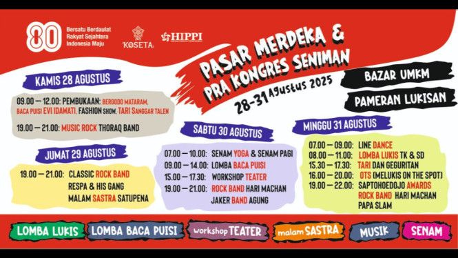 PASAR MERDEKA: Seniman Yogyakarta bakal Gelar Event di Taman Budaya ...