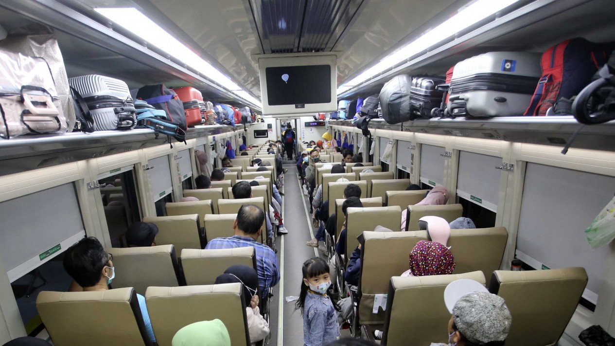 Catat, 19-21 April Puncak Arus Mudik di Stasiun Pasar Senen - Vlix.id
